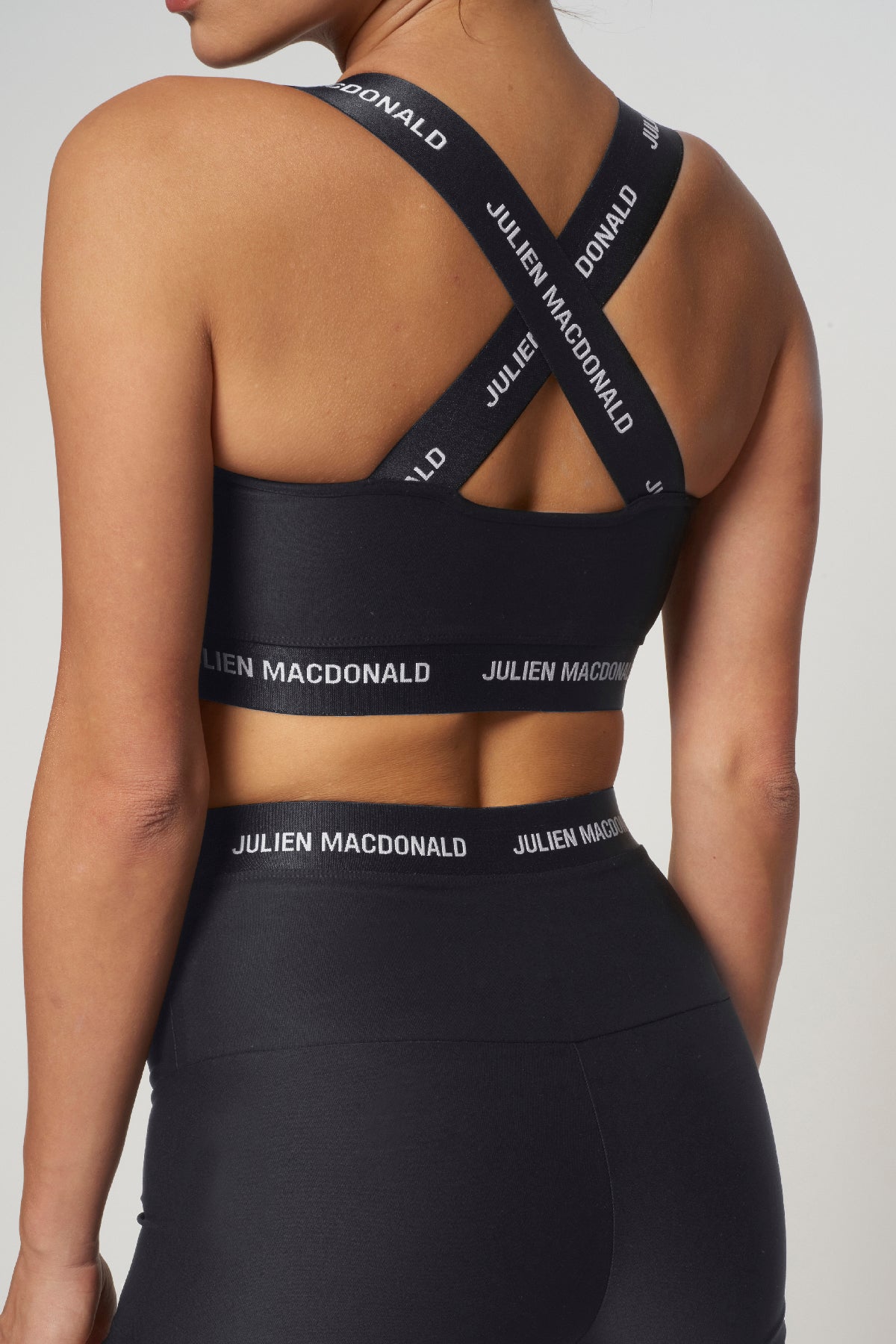 St Tropez Cross Back Bra Slate– TLC Sport